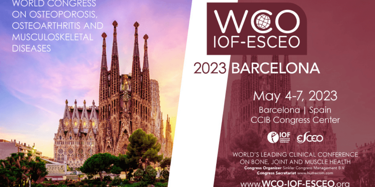 IOF-ESCEO 2023: CoEHAR at the world congress on bone health